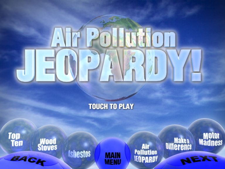 Air Pollution Jeopardy – Cliff Schinkel Design