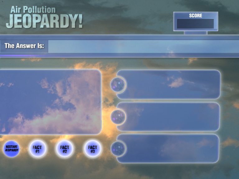 Air Pollution Jeopardy – Cliff Schinkel Design